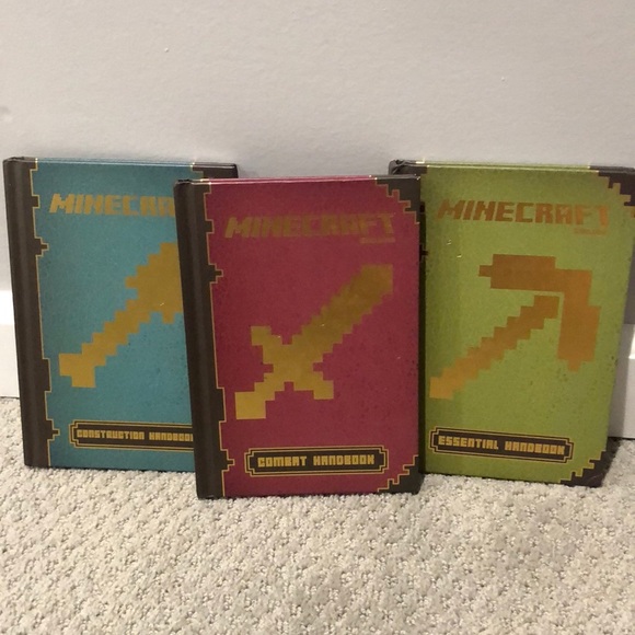 Minecraft | Toys | 3x Minecraft Hardcover Books | Poshmark